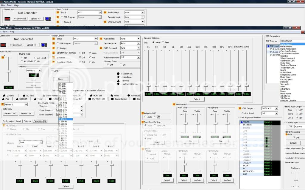 Receiver manager for Yamaha Rx-v1067,2067,3067 | HiFiVision.com